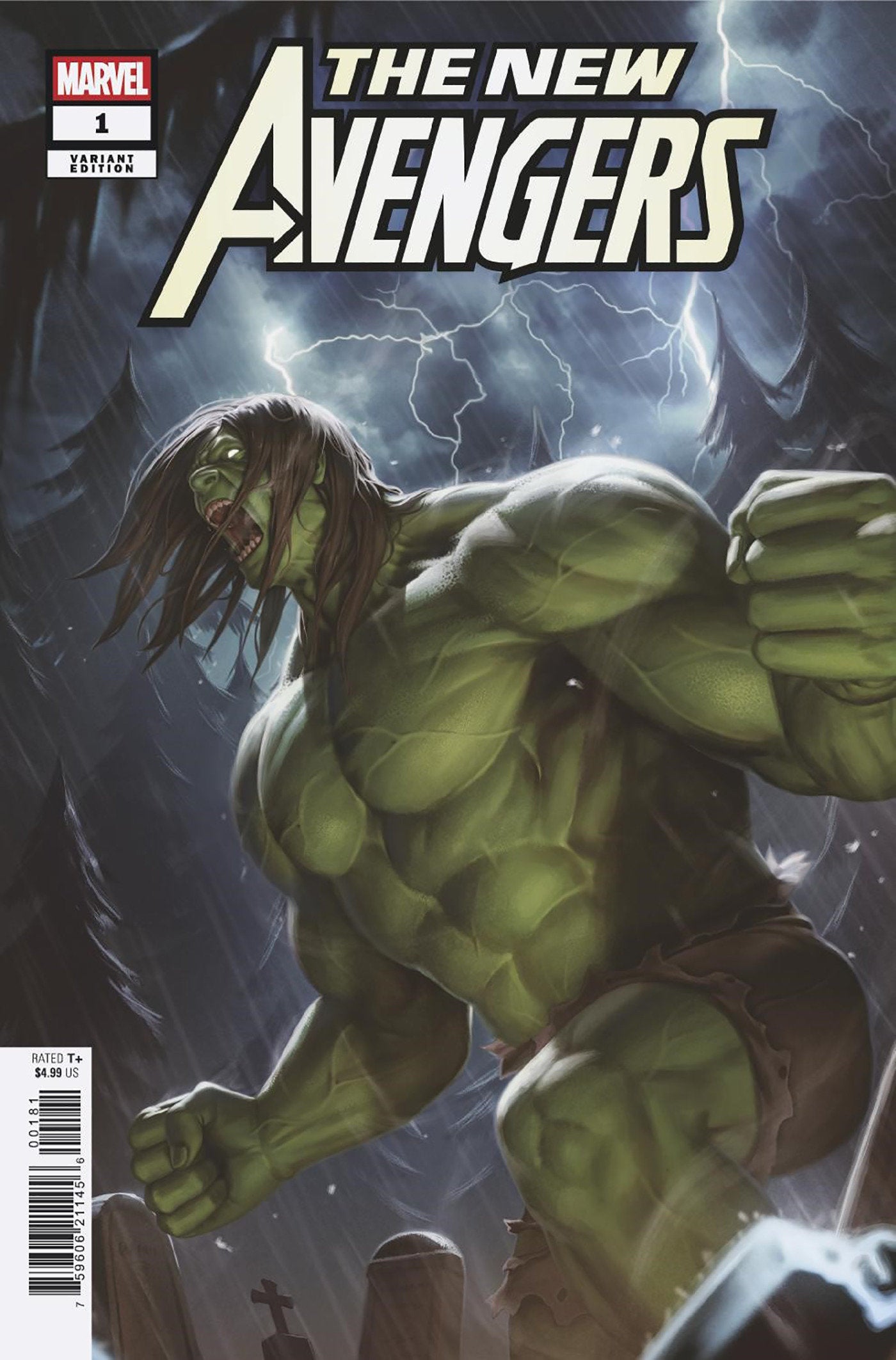NEW AVENGERS #1 WOO-CHUL LEE HULK VARIANT D – Fiksilmiah